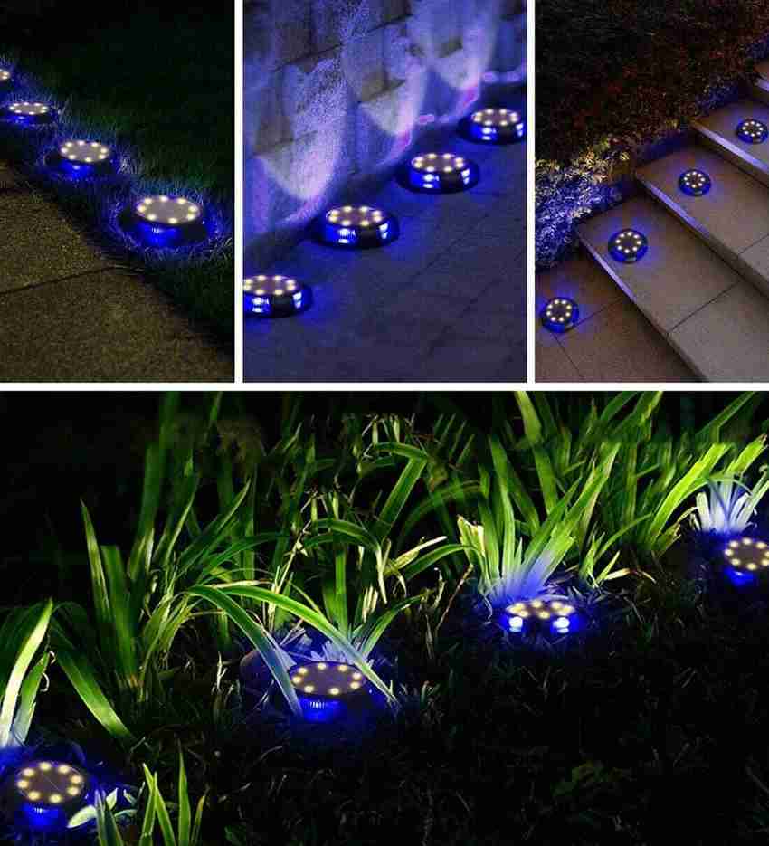 Blue Solar Led Outdoor Ground Lights