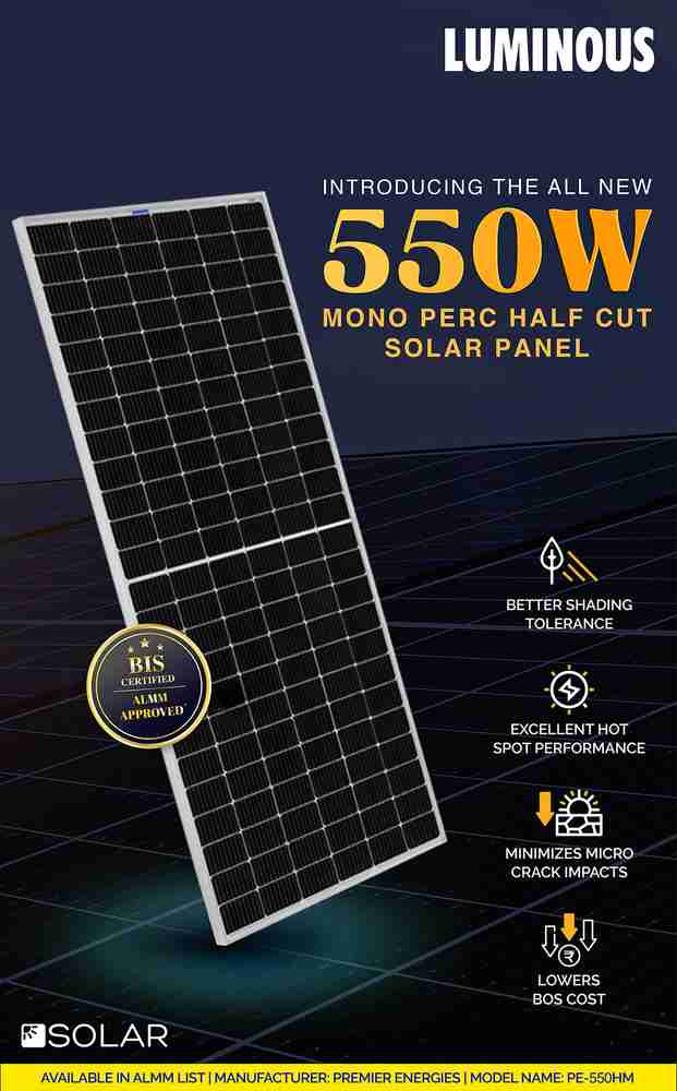 Luminous solar panel store