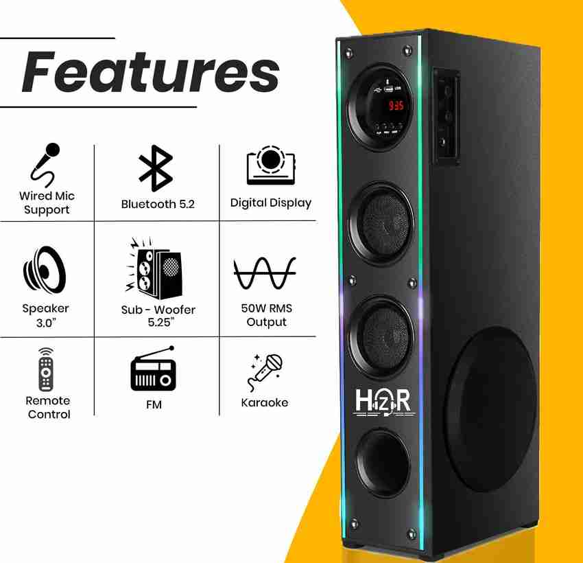 bluetooth speaker tower under 2000