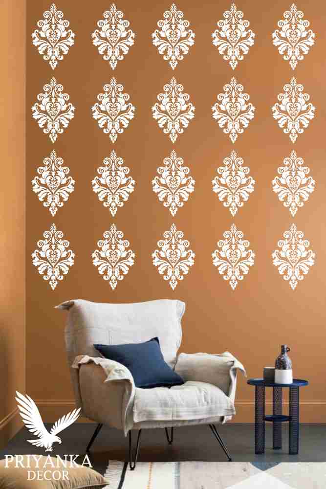 Simple Stencil Designs For Walls