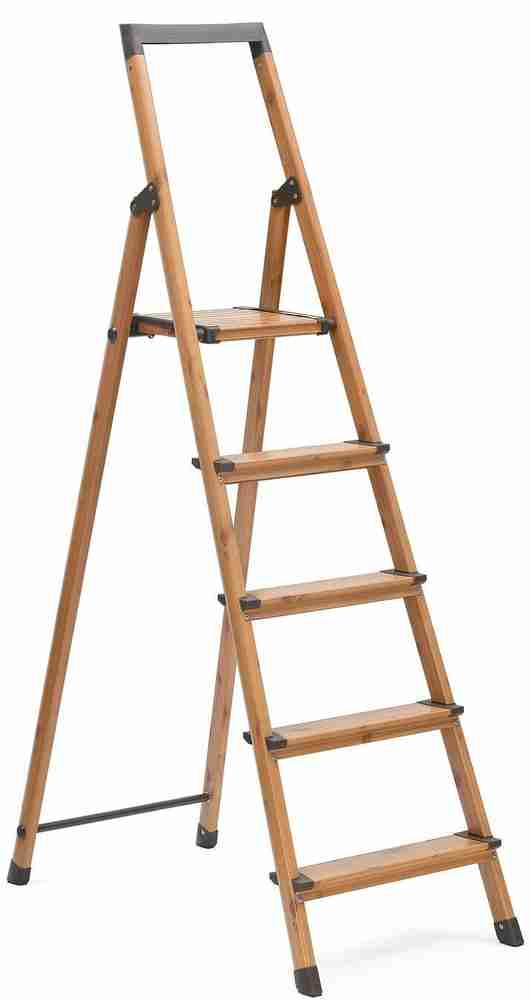Home by nilkamal 5 Steps Aluminum Step Ladder With Wooden Finish Aluminium Plastic Steel Ladder Price in India Buy Home by nilkamal 5 Steps Aluminum Step Ladder With Wooden Finish Aluminium