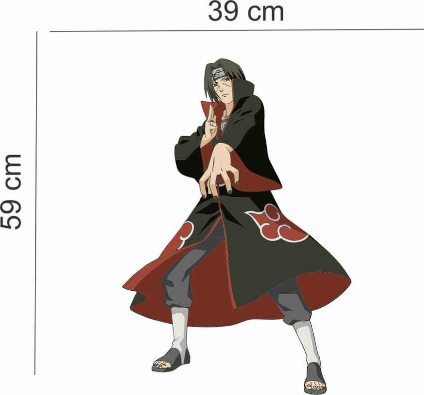 Itachi Render Artistic Impression " Itachi Uchiha " Multi Color Vinyl