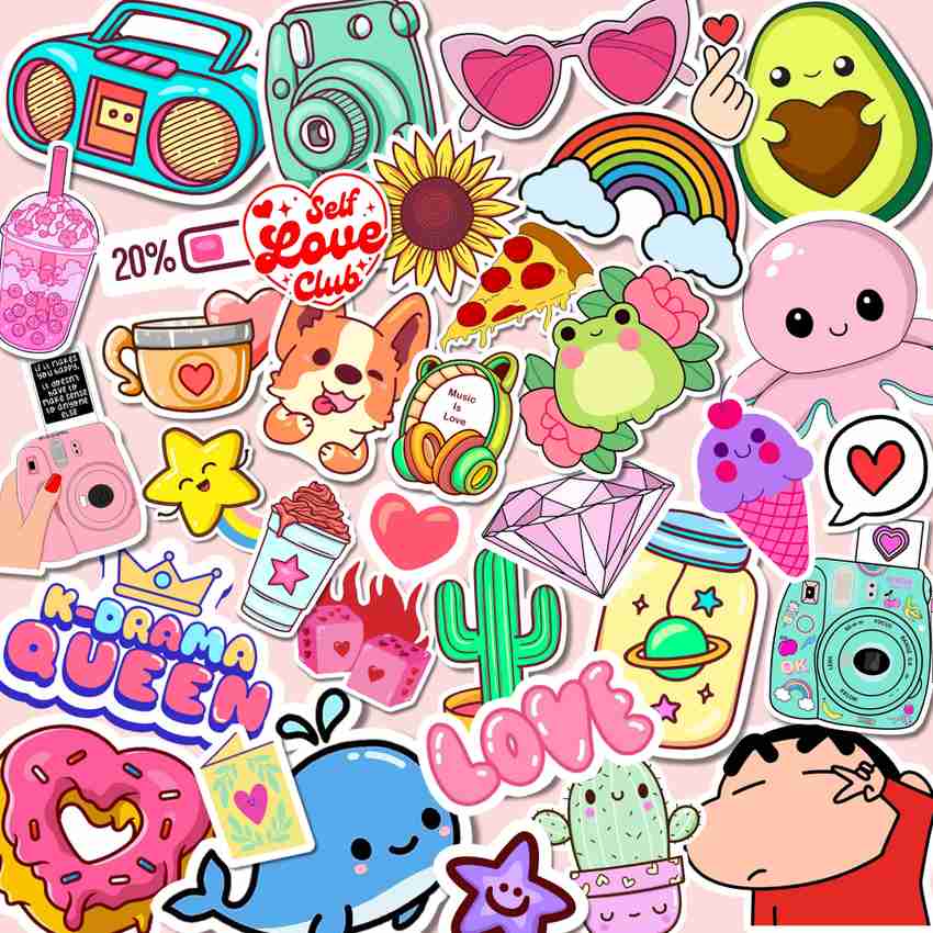 Laptop Stickers Girly