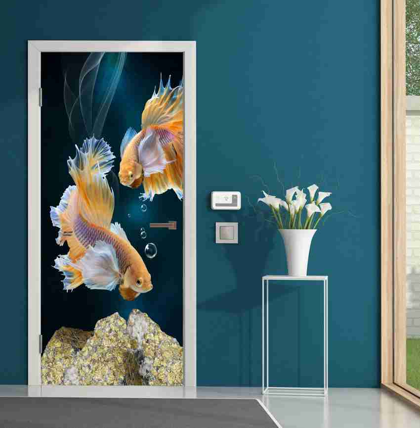 Golden Fish Wallpaper 3d