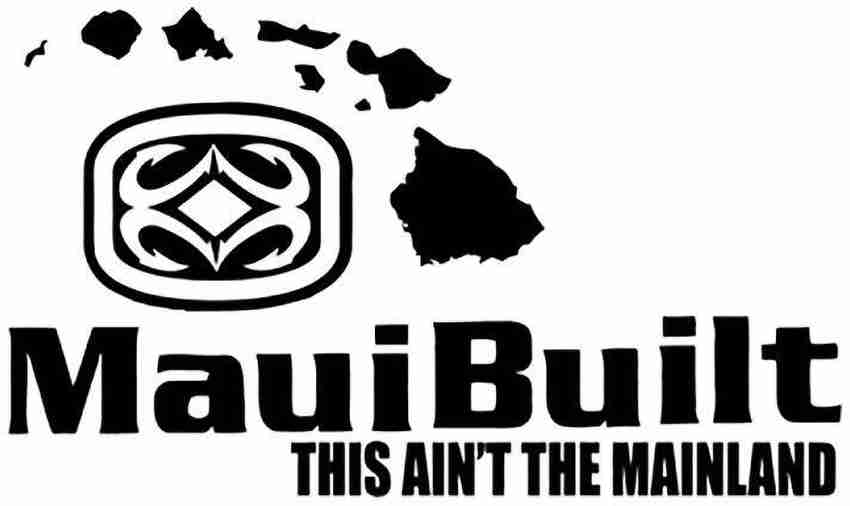 Maui Built Logo Maui Built Long Sleeve Y2K Graphic Tee Has Angel...