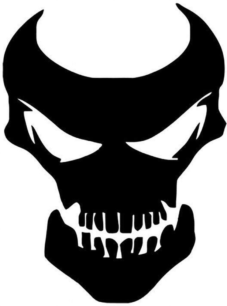 Evil Skull Stickers