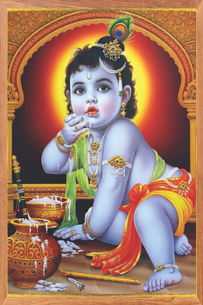 Lord Krishna Baby 3d