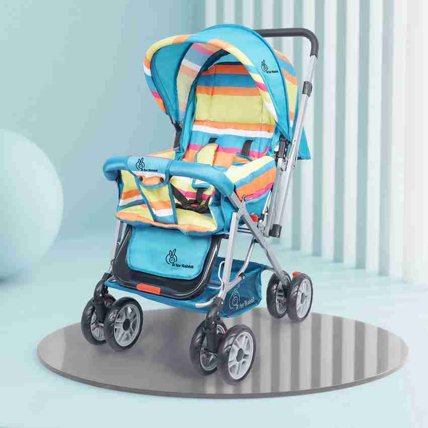 multi coloured pram