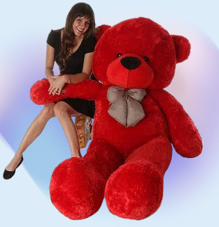 pandaabee LEGAL LOVE CUTE RED TEDDY BEAR WITH CUTE GIRL 4 FEET 121 cm LEGAL LOVE CUTE RED TEDDY BEAR WITH CUTE GIRL 4 FEET Buy TEDDY BEAR toys