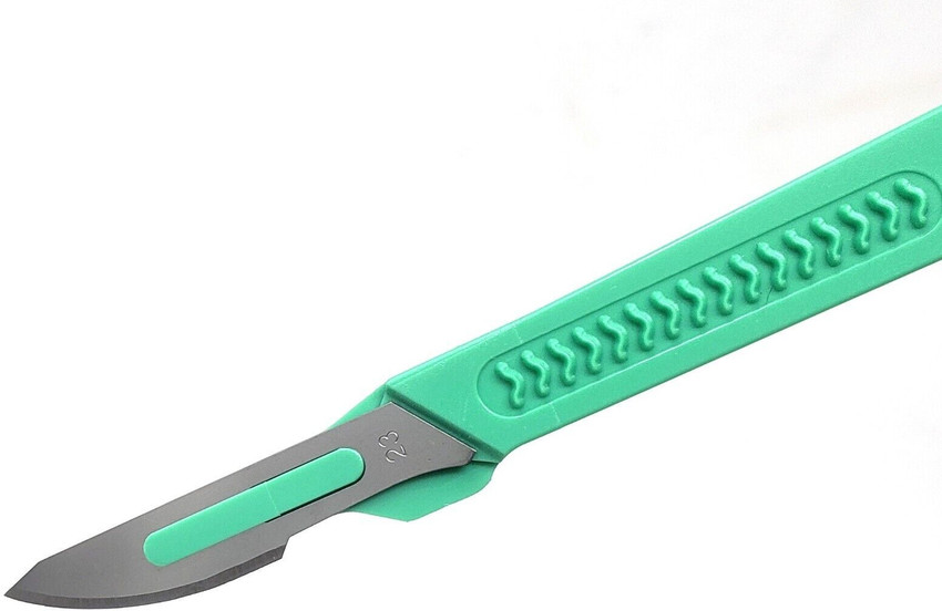 EUZA Disposable Scalpel Blades NO. 23 Sterile Surgical With Graduated Handle Surgical Scalpel Price in India Buy EUZA Disposable Scalpel Blades NO. 23 Sterile Surgical With Graduated Handle Surgical S...