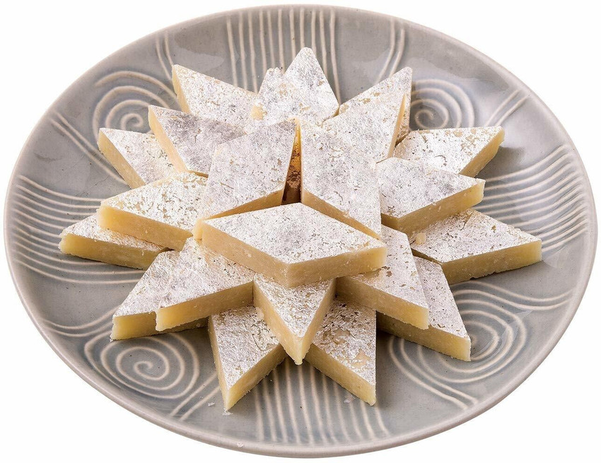 Indian Sweets Barfi Delight Foods Kaju Katli Barfi Pack 250g