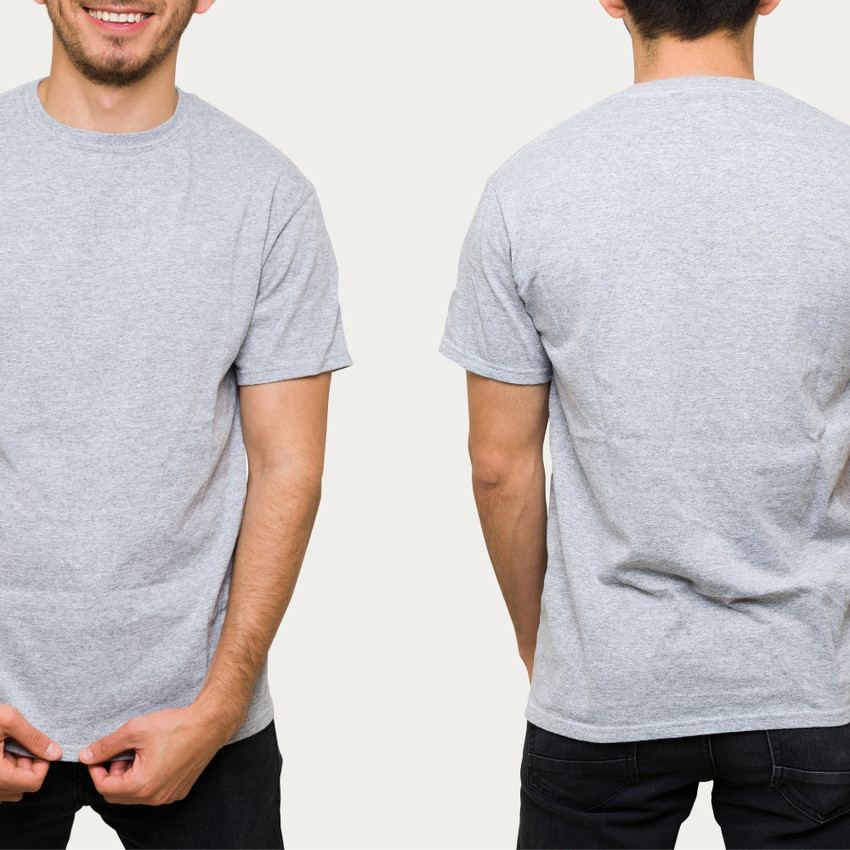 Light Grey T Shirt Template