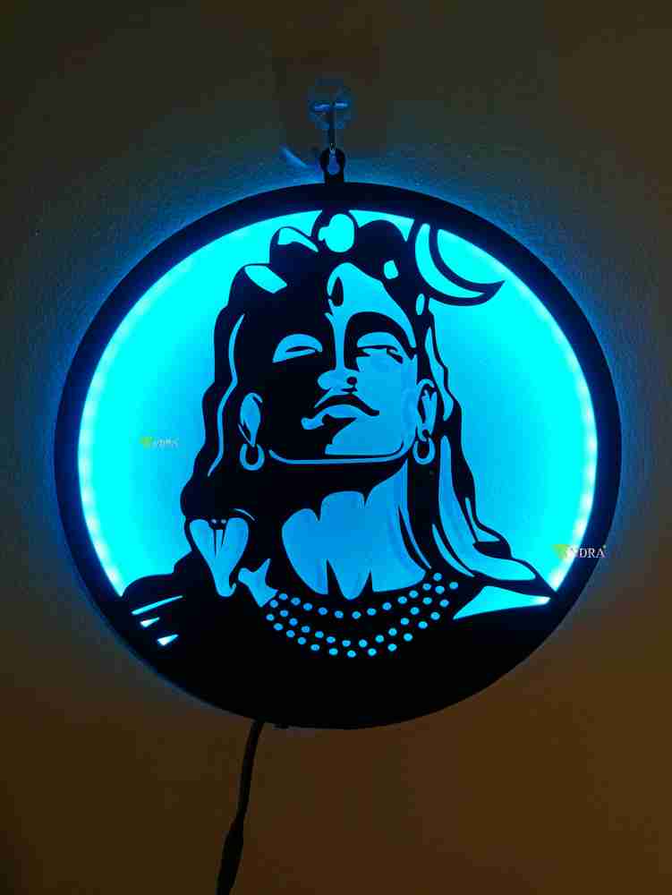 Bhagwan Mahadev Colorful Lighting