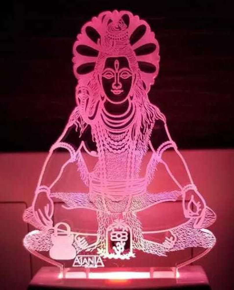 Bhagwan Mahadev Colorful Lighting
