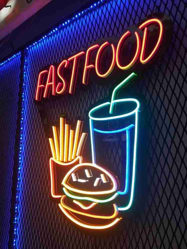 Fast Food Neon Sign