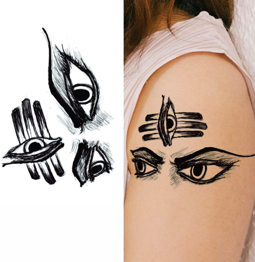 Temporary Eye Tattoo Makeup