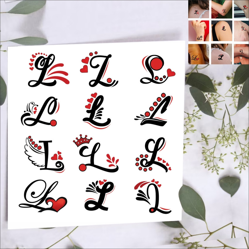 Letter L Tattoos