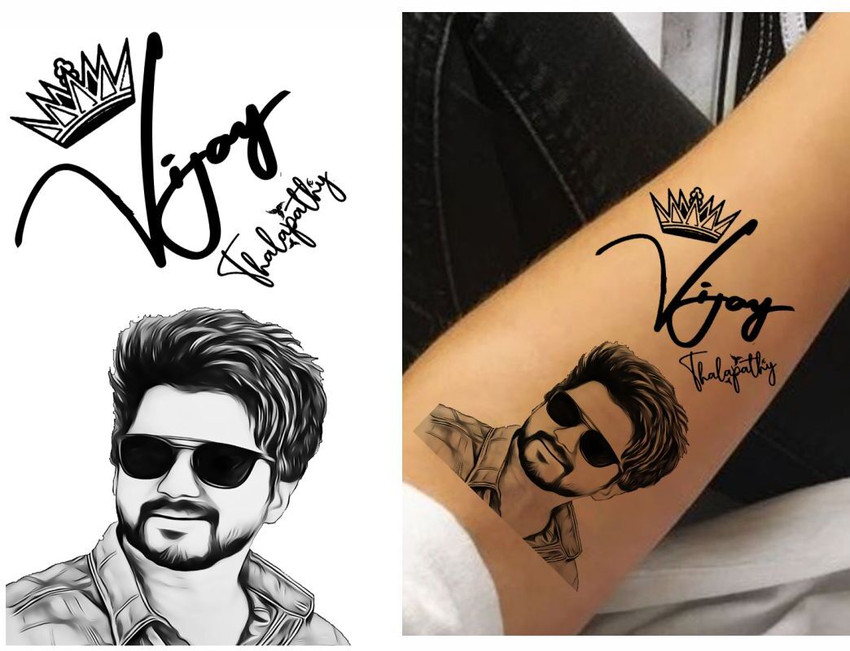 Vijay Name Tattoo