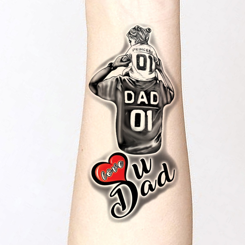 I Love You Dad Tattoo