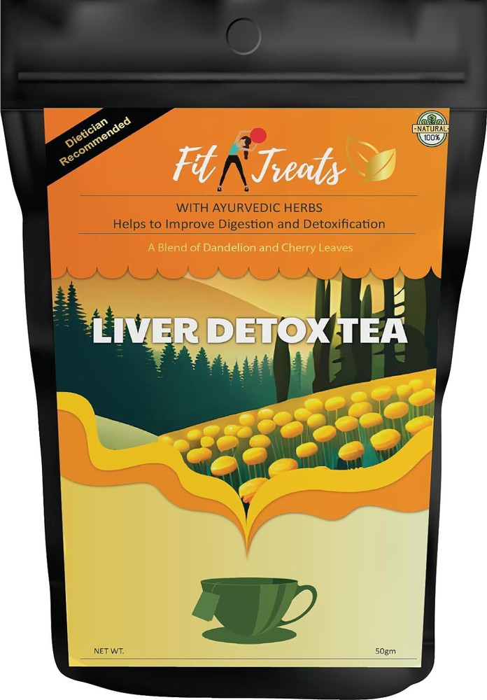 Fit Treats Liver Detox Tea Best for Fatty Liver Removing Toxins 100 Natural Cherry Herbal Tea Bags Pouch Price in India Buy Fit Treats Liver Detox Tea Best for Fatty Liver