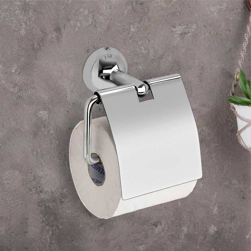 Tissue roll holder store