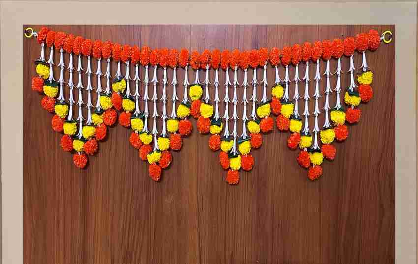 Afarza Marigold Artificial Flower Toran for Door Home Decoration Main Entrance Handmade Toran Price in India Buy Afarza Marigold Artificial Flower Toran for Door Home Decoration Main Entrance Handmade...