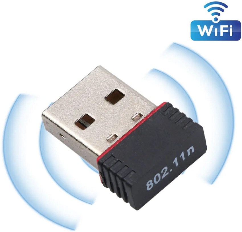 Mopslik Mini USB WiFi Adapter Dongle for PC Laptop 150 Mbps Wireless Network Adapter USB Adapter Mopslik Flipkart