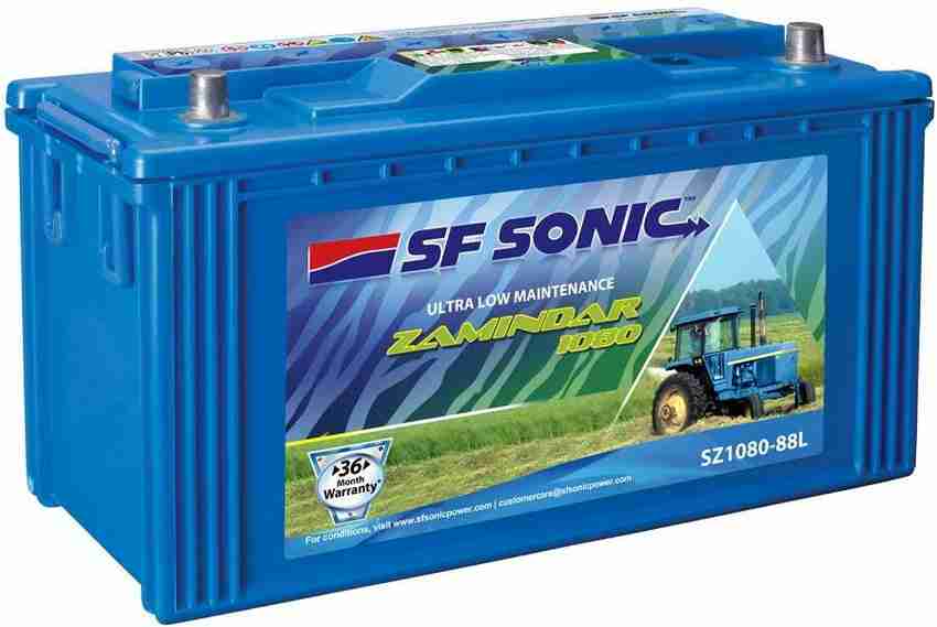 SF SONIC SF 765 88 Ah Battery for Bike Price in India Buy SF SONIC SF 765 88 Ah Battery for Bike online at Flipkart
