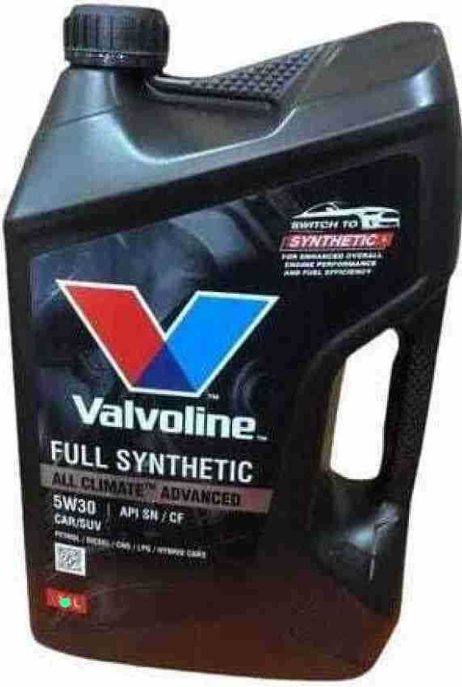 VALVOLINE Advanced 5W 30 Fully Synthetic Valvoline Advanced 5W 30 Fully Synthetic Full Synthetic Engine Oil Price in India Flipkart