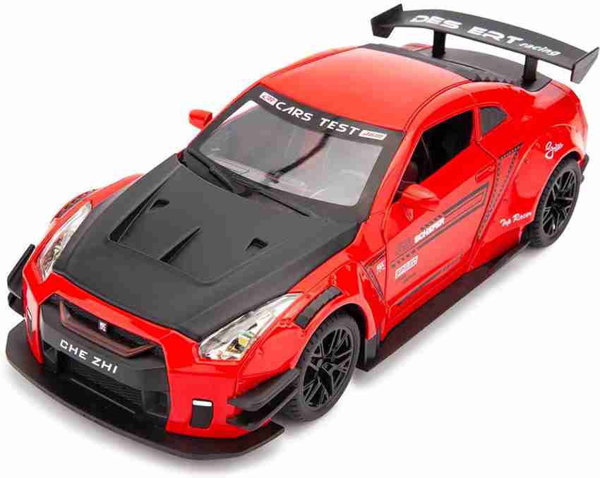 UKAXA 1 24 Scale Nissan GTR Sports Model Diecast Metal Pullback Toy Car Light Music 1 24 Scale Nissan GTR Sports Model Diecast Metal Pullback Toy Car Light Music shop for UKAXA