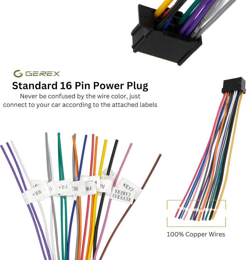 16 pin connector car stereo store