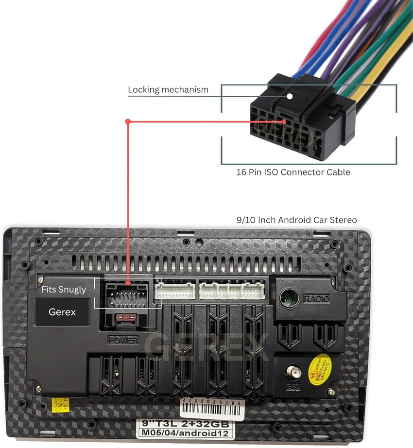 Car stereo power connector store