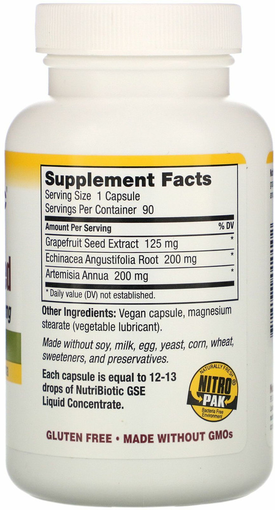 Nutribiotic Gse Grapefruit Seed Extract Liquid Concentrate BROOKE'S