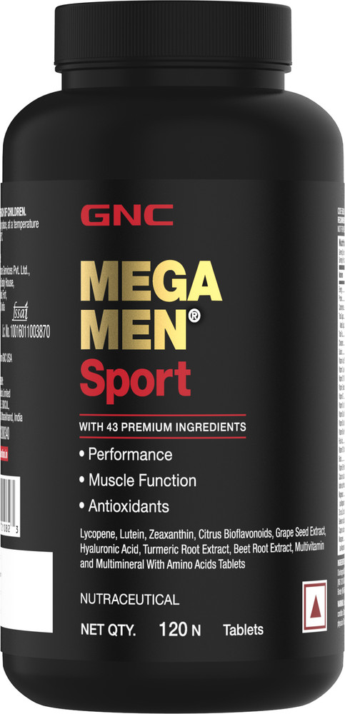 GNC Mega Men 50 Plus Multivitamin And Multimineral Blend, 42% OFF