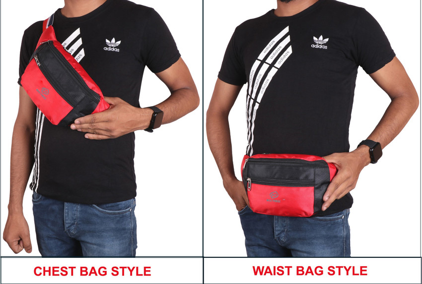 Nice Purse Fancy Black Red Waist Bag Chest Bag Fanny Bag Fanny Pack Waist Bag Fanny Bag Fanny Pack Chest Bag Black Red Price in India Flipkart