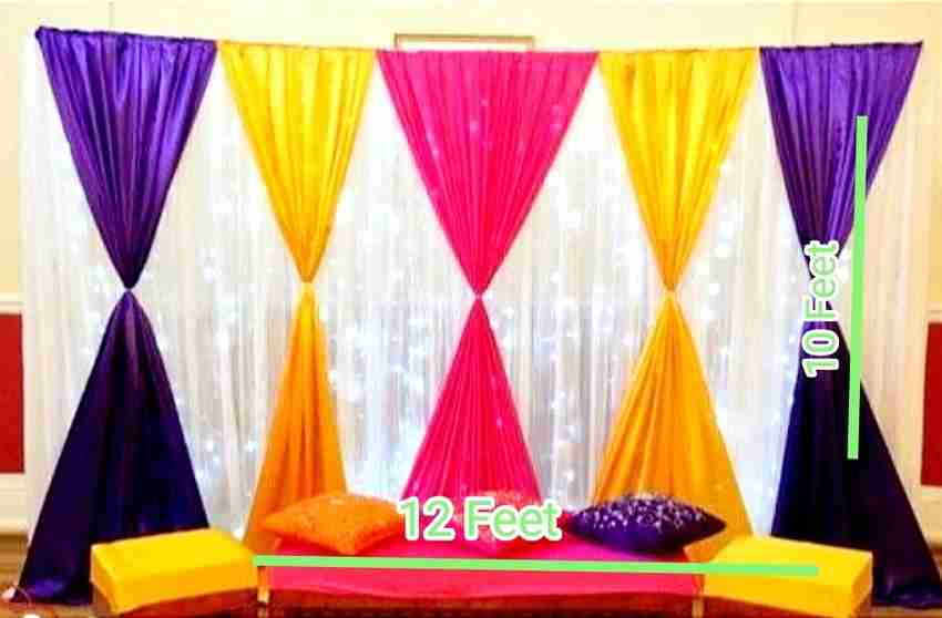 Simple Stage Decoration With Clothes