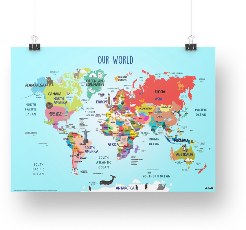 World Map With Countries Names