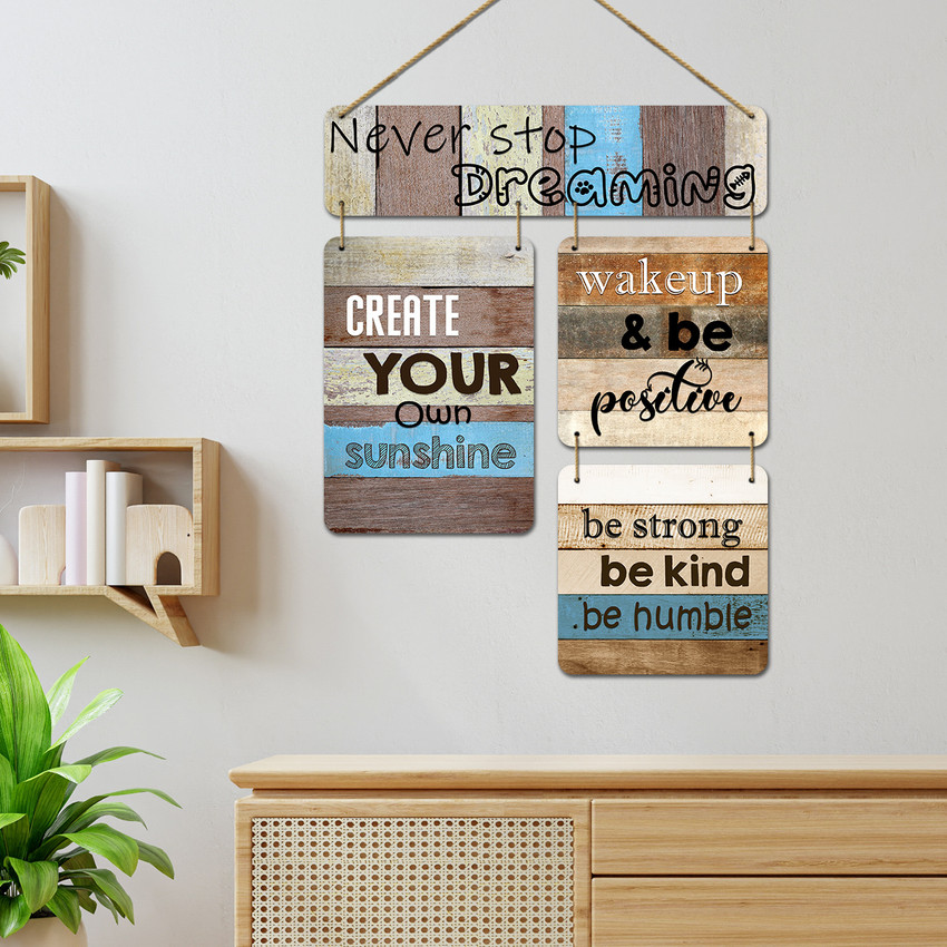 Wooden Wall Art Quotes