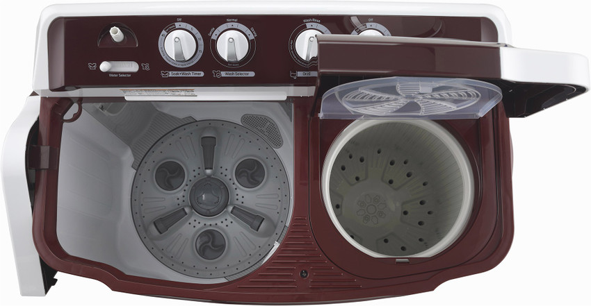 LG 8 kg Semi Automatic Top Load Washing Machine White Maroon Price in India Buy LG 8 kg Semi Automatic Top Load Washing Machine White Maroon online at Flipkart