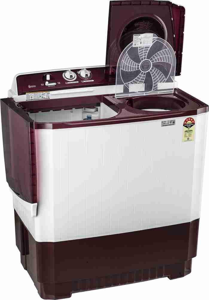 LG Electronics 10.5 kg Semi Automatic Top Load Washing Machine Maroon White Price in India Buy LG Electronics 10.5 kg Semi Automatic Top Load Washing Machine Maroon White online at Flipkart
