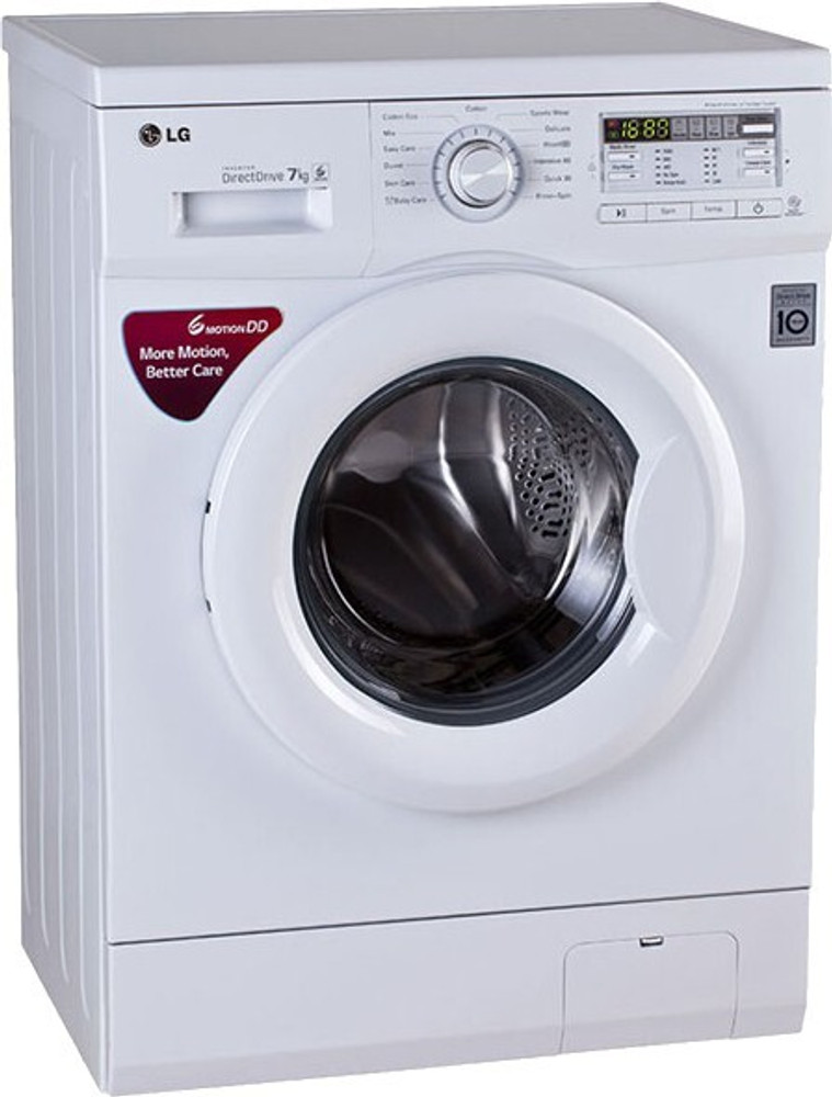 LG 7 kg Fully Automatic Front Load Washing Machine with In built Heater White Price in India Buy LG 7 kg Fully Automatic Front Load Washing Machine with In built Heater White online at Flipkart