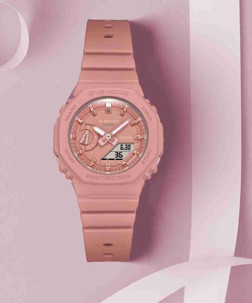 CASIO GMA-S2100-4A2DR G-SHOCK Women Pink Dial Resin Strap CASIO GMA-S2100-4A2DR G-SHOCK Women Pink Dial Resin Strap