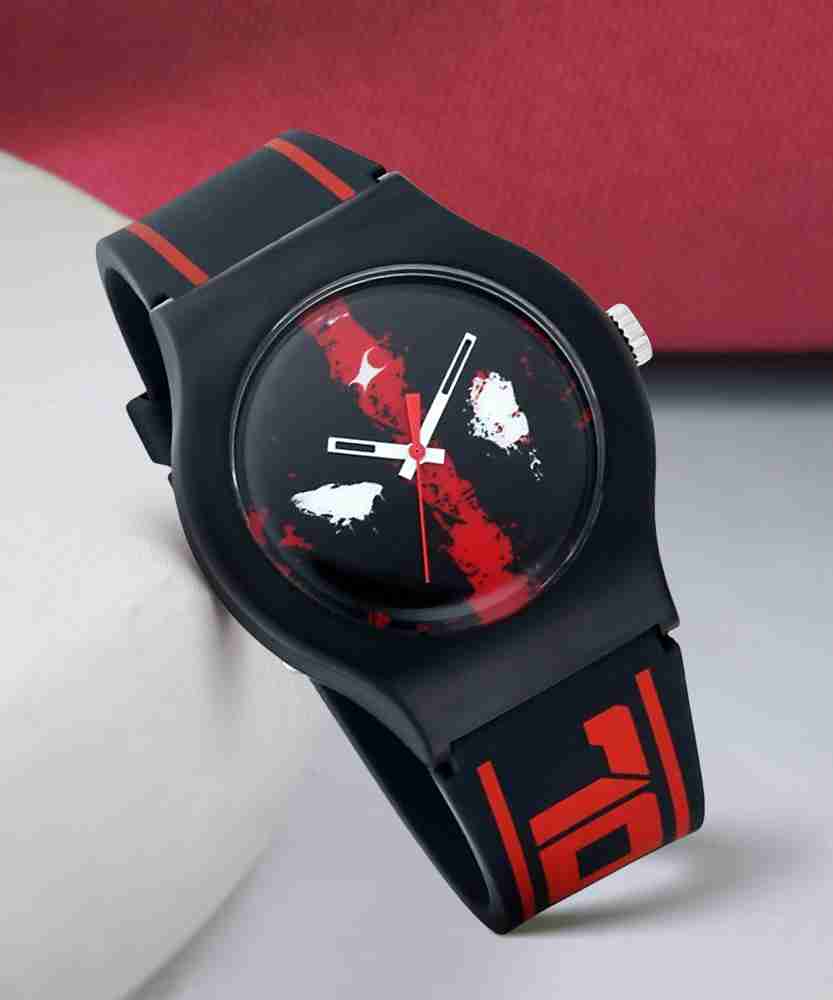 Fastrack Unisex Red Printed Dial Red Marvel Avengers Straps