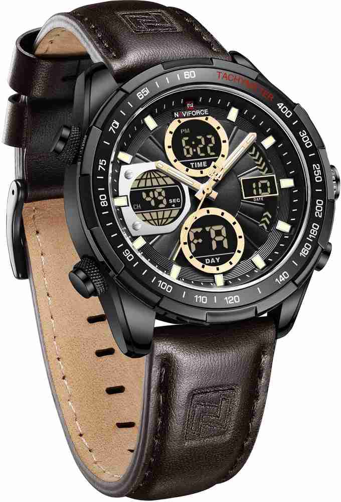 NAVIFORCE Men's Sport Watches Digital Analog Quartz