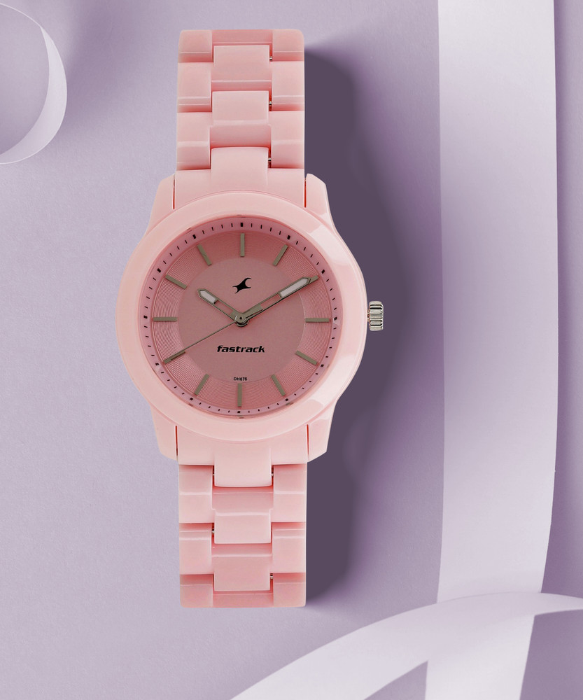 Fastrack Watches For Girls In Pink Colour