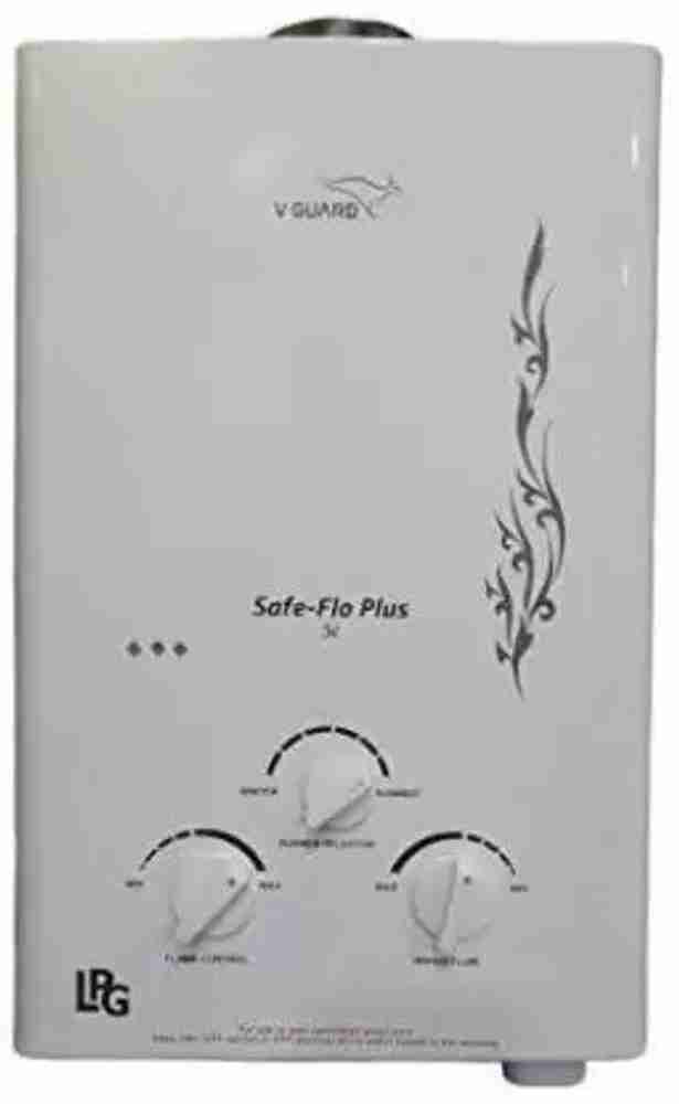 V Guard 5 L Gas Water Geyser Safe flo plus 5l White Price in India Buy V Guard 5 L Gas Water Geyser Safe flo plus 5l White online at Flipkart