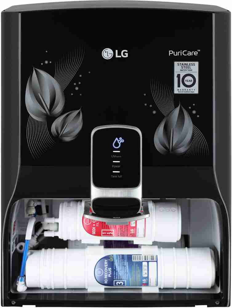 LG WW174NPB 8 L RO UV MB Water Purifier Suitable for all Borewell Tanker Municipality Water LG Flipkart
