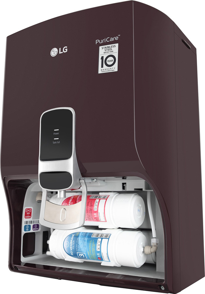 LG WW142NPC 8 L RO Water Purifier Suitable for all Borewell Tanker Municipality Water LG Flipkart