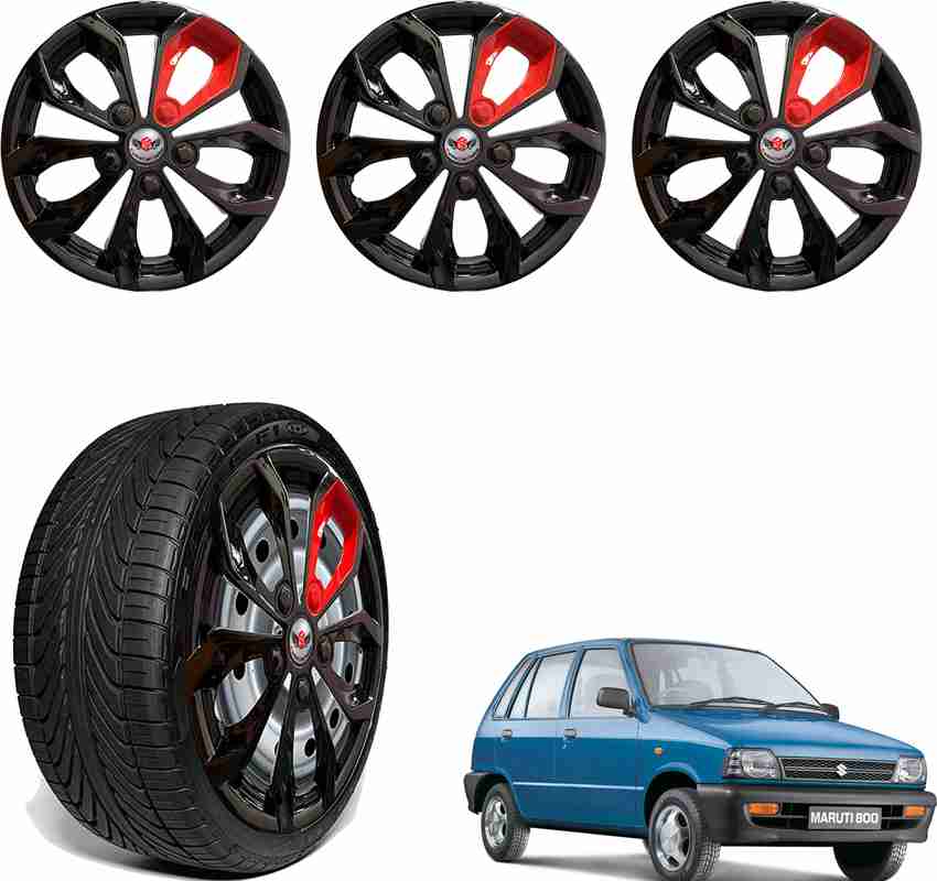 CuboDePlato FuryBlk redpatch 12In 800 Wheel Cover For Maruti 800 Price in India Buy CuboDePlato FuryBlk redpatch 12In 800 Wheel Cover For Maruti 800 online at Flipkart