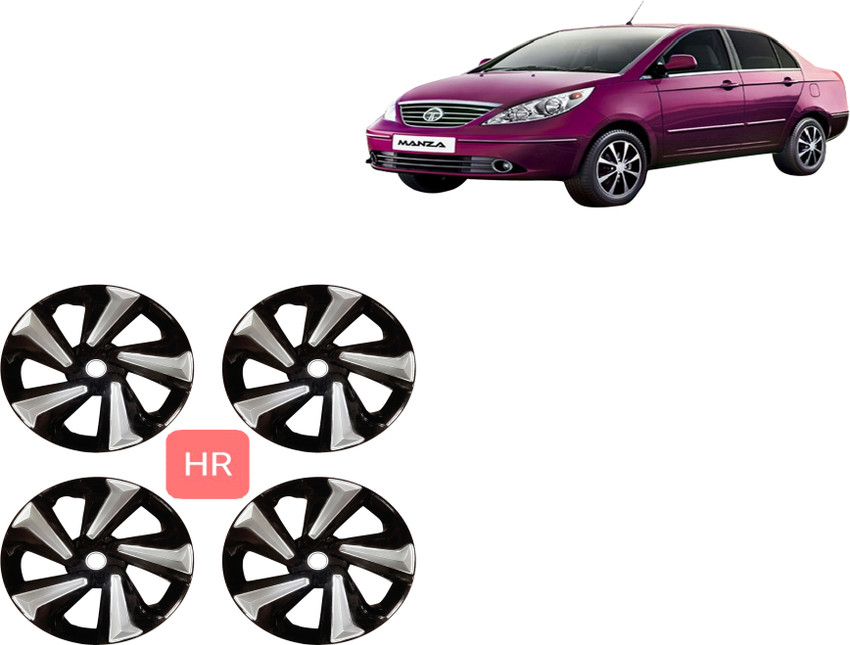 HOTRENZ CAR WHEEL CAP WHEEL COVER CORONA DC D DEGINE SILVER BLACK 15 INCH Wheel Cover For Tata Manza Baleno Bolero Ertiga Innova Sumo Zest Etios Xylo Glanza V Polo SX4 Price in India